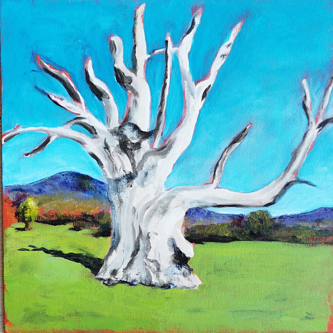 gail’s painted tree – Art within the Cracks